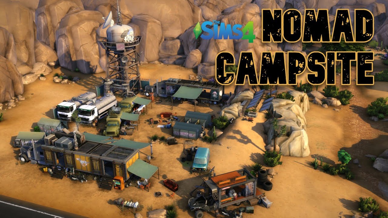 [Cyberpunk] Nomad Campsite | The Sims 4 | Download in description - YouTube