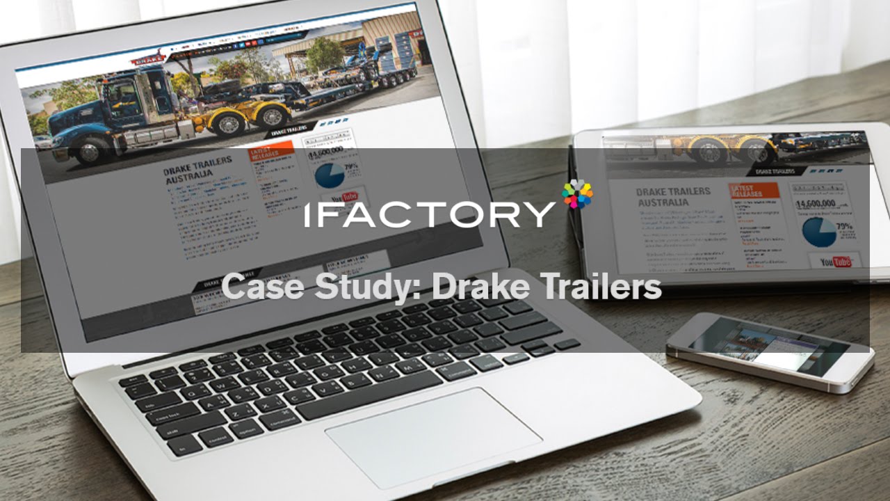 Case Study: Drake Trailers Website & Print Design by iFactory - YouTube