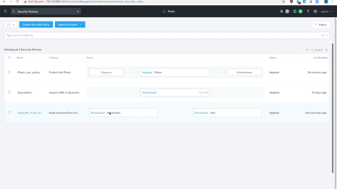 Protecting an environment using Nutanix Flow - YouTube