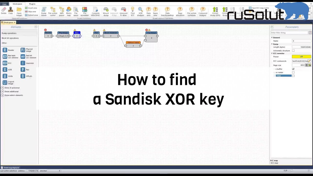 How to find a XOR key for the Sandisk controller - YouTube