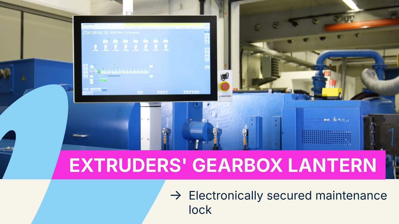 Coperion Extruders - Electronically Secured Maintenance Opening at ...