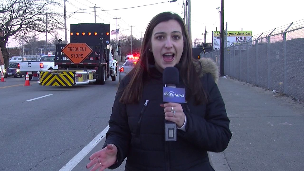 Tanker Truck stuck in Providence RI- Holly Huntoon - YouTube