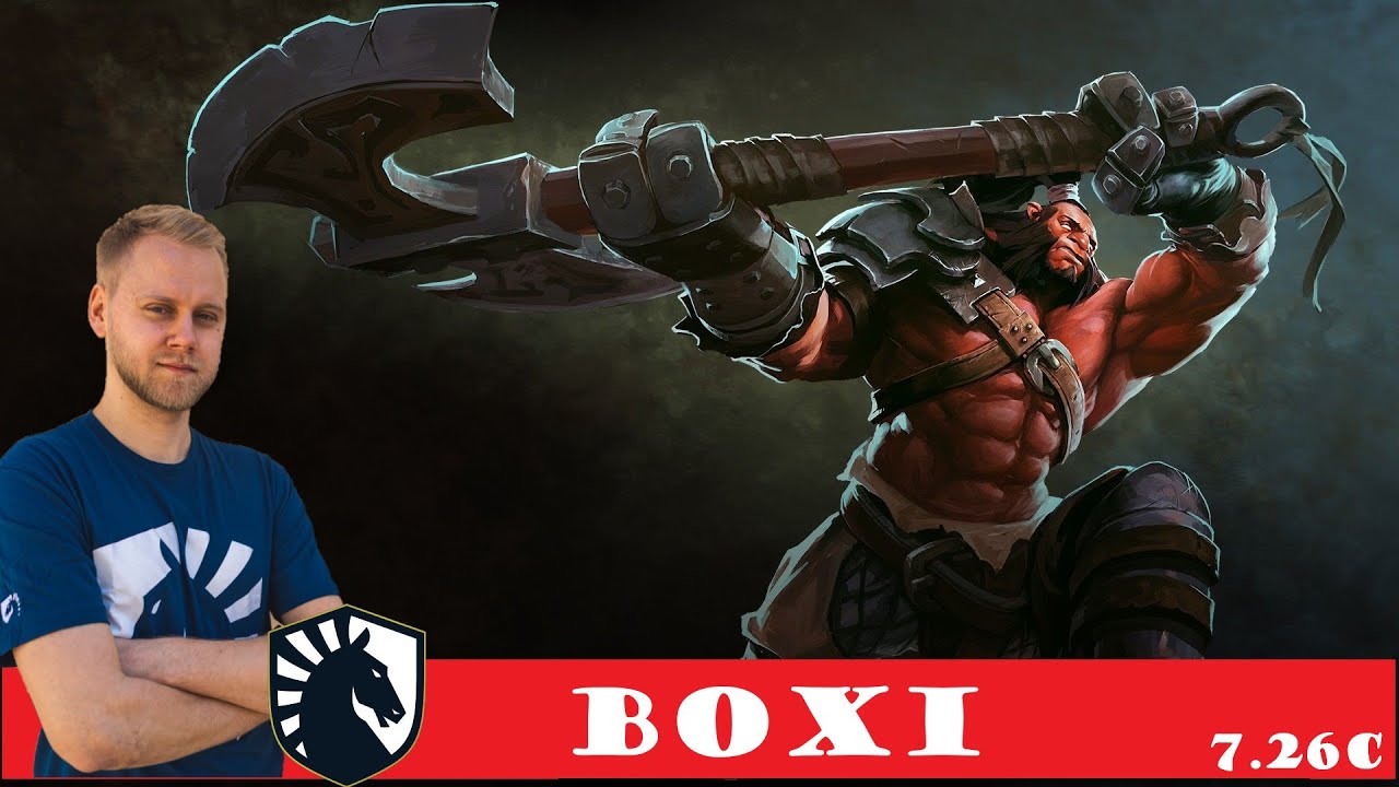 [DOTA 2] Liquid.boxi the AXE with Taiga [OFFLANE] [7.26C] - YouTube