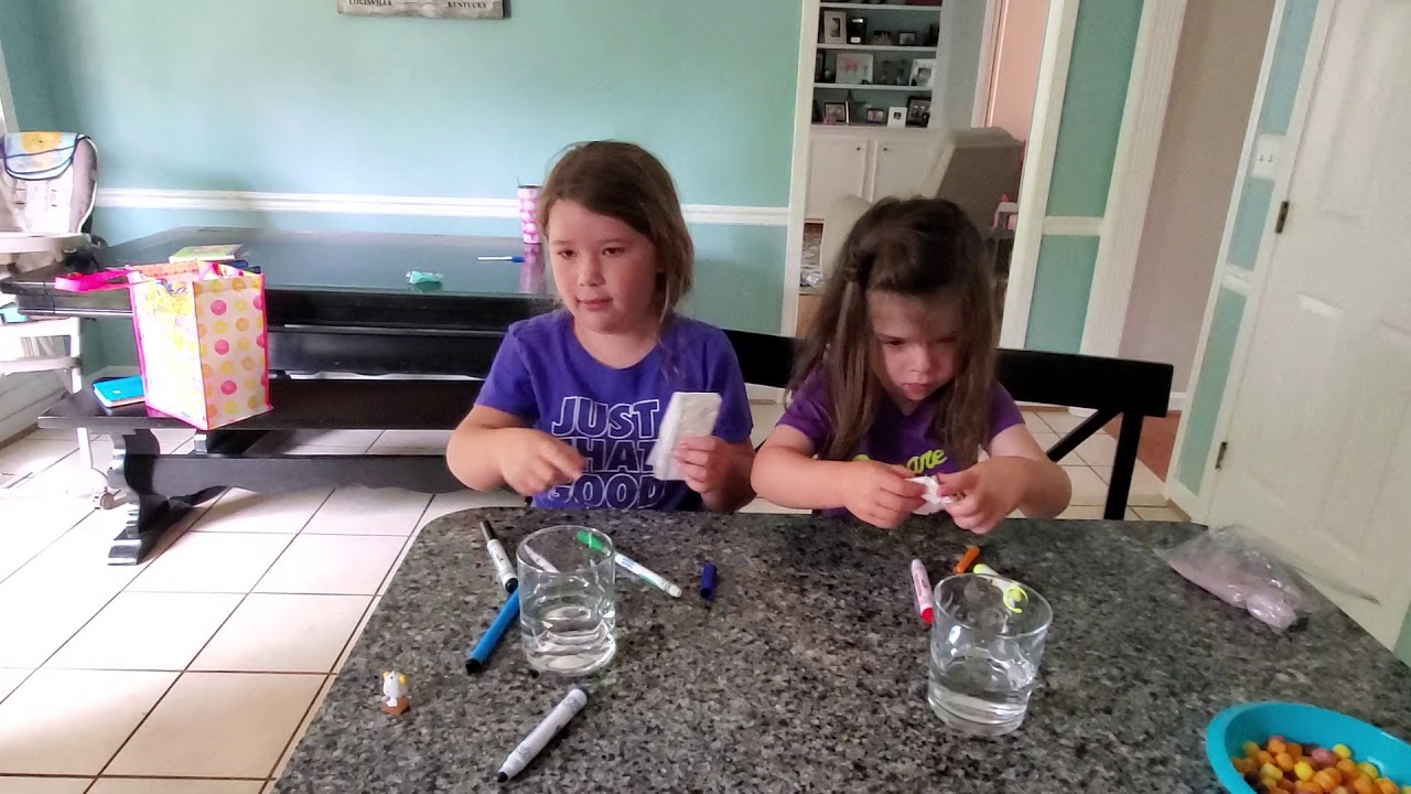 Tissue and Marker experiment - YouTube