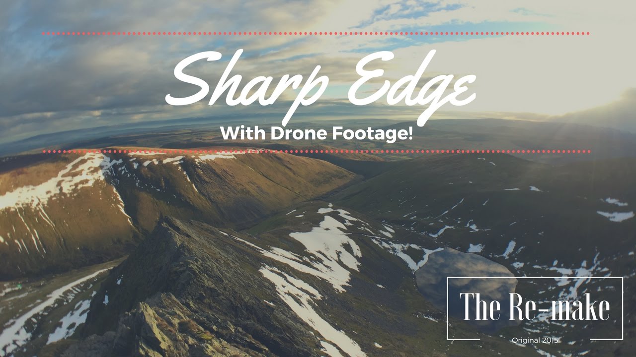 Sharp Edge Scramble - Blencathra [DRONE FOOTAGE] - YouTube