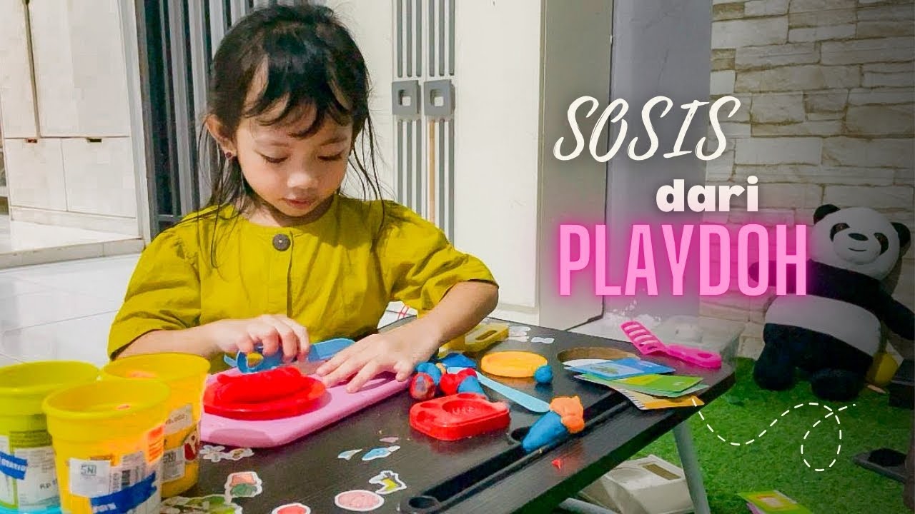 MEMBUAT SOSIS DENGAN PLAYDOH - BERMAIN PLASTISIN - YouTube