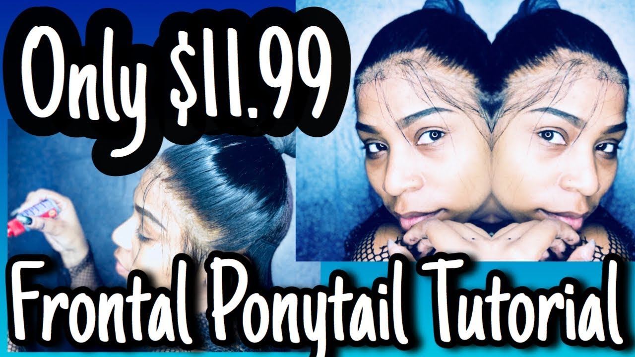 Frontal Ponytail Tutorial / WOW 30'' FOR $11.99 - YouTube