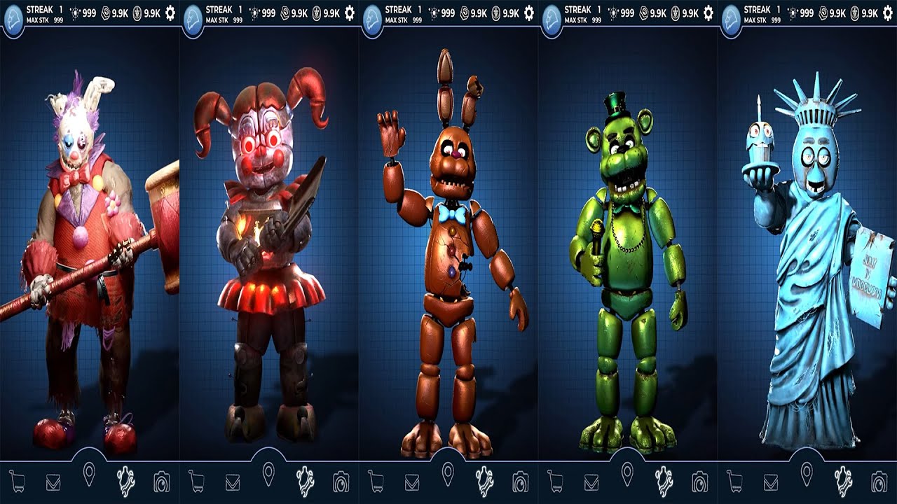 FNAF AR different types of animatronics | FNAF SFM | special delivery ...