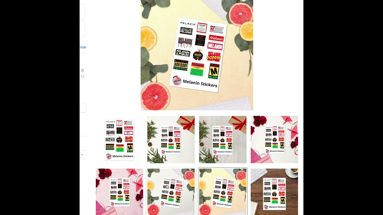 How To Sale Stickers On Etsy Using Printful? Printful Added New Sticker ...