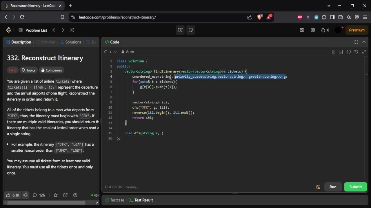 leetcode-332 - YouTube