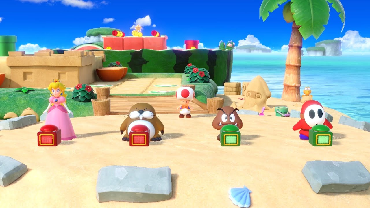 Super Mario Party Partner Party #2027 Watermelon Walkabout Peach ...