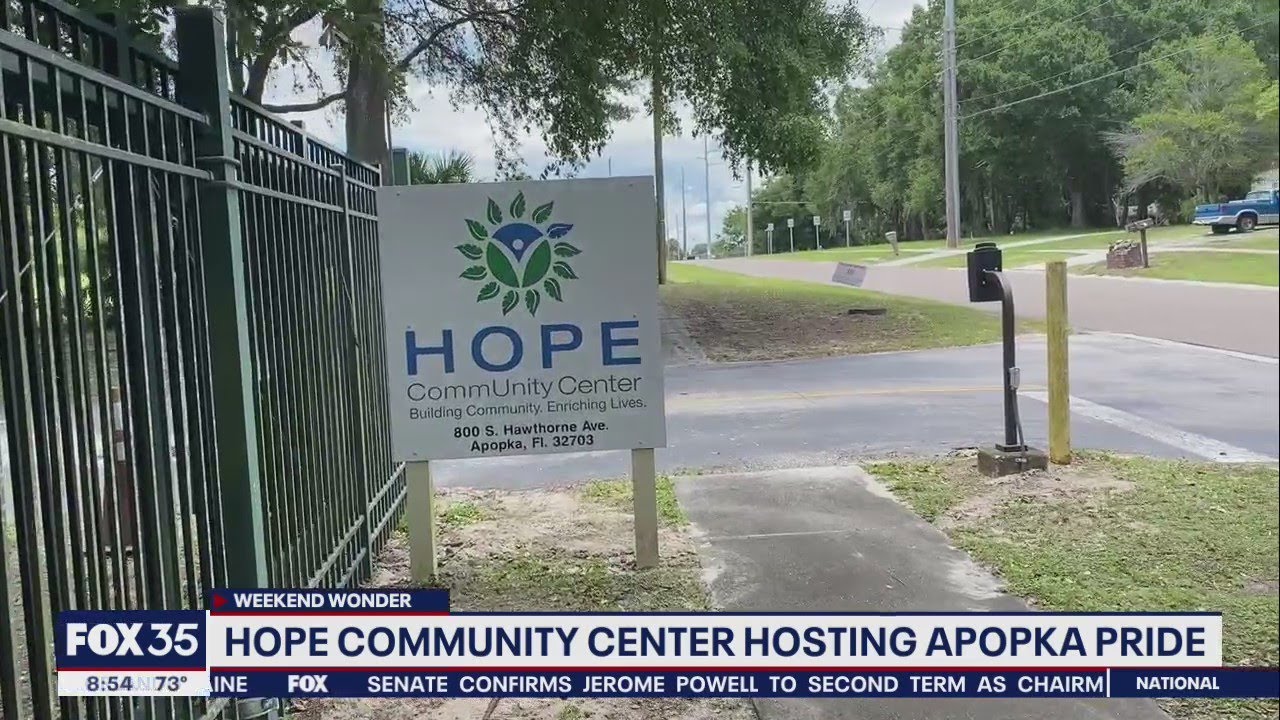 Hope Community Center hosting Apopka pride - YouTube