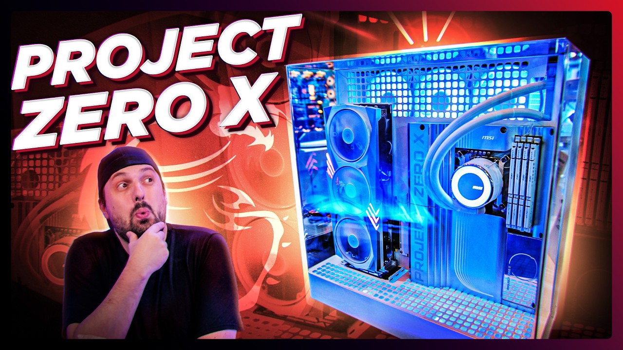 O PC mais LINDO que eu já vi com TODOS os CABOS ESCONDIDOS: MSI Project ...