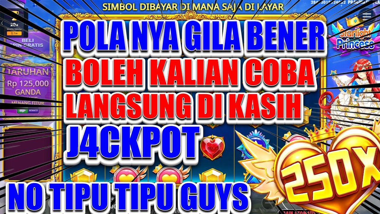 4MPUH!!POLA GACOR STARLIGHT PRINCESS HARI INI SITUS SLOT GACOR HARI INI ...