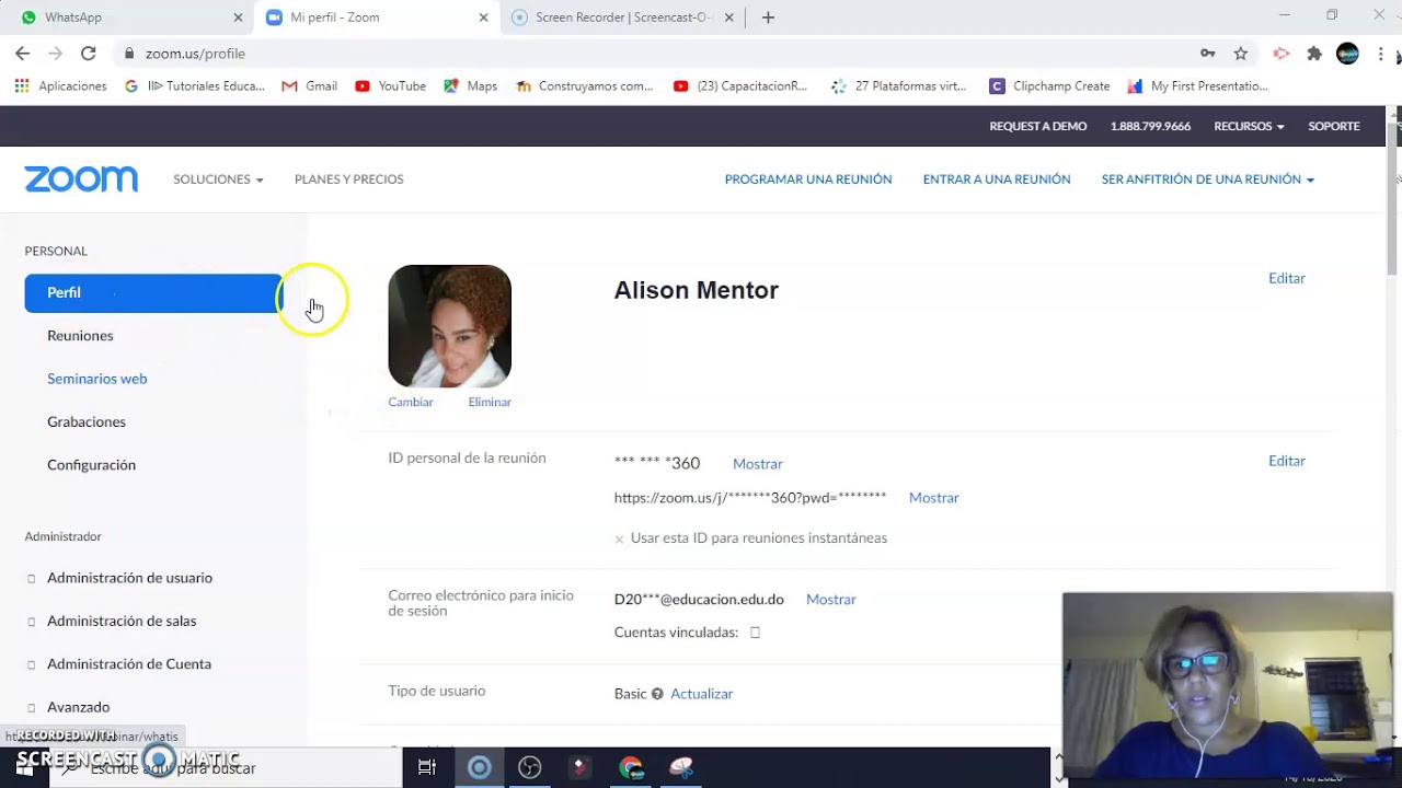 Zoom en la computadora - YouTube
