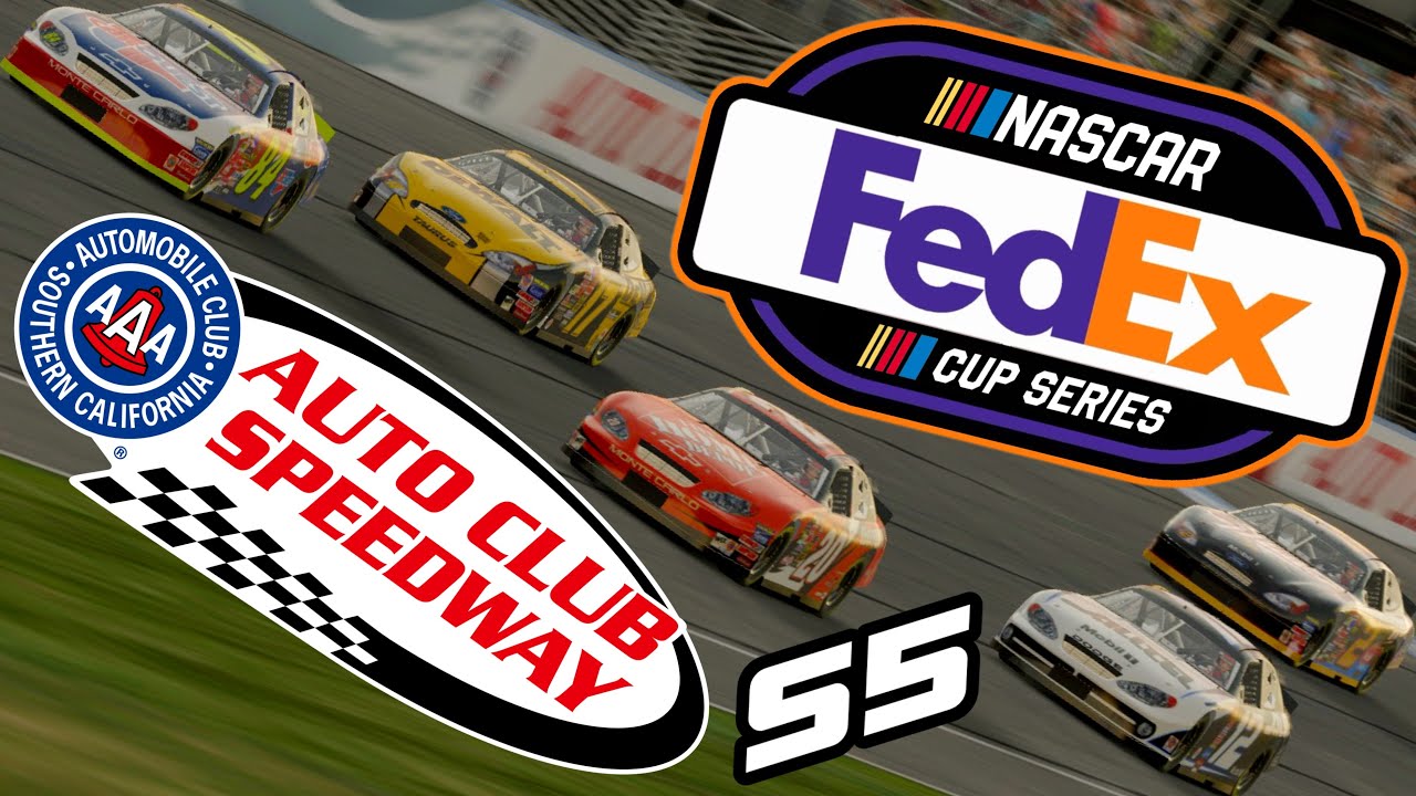 NASCAR iRacing FedEx Cup Series S5 R3 Fontana LIVE - YouTube