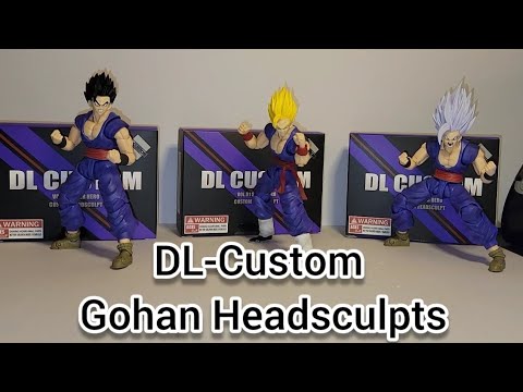 All 3 DL-Custom Gohan heads sculpts overview and excitement on the ...
