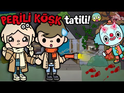 PERİLİ KÖŞK TATİLLİ!!🤡👻 (Macera Dolu😱) / Toca Boca World Türkçe / Toca Life Sidra