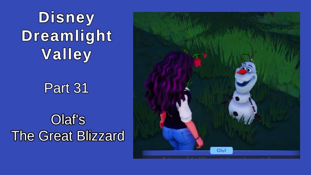 Olaf's The Great Blizzard | Disney Dreamlight Valley Walkthrough Part ...
