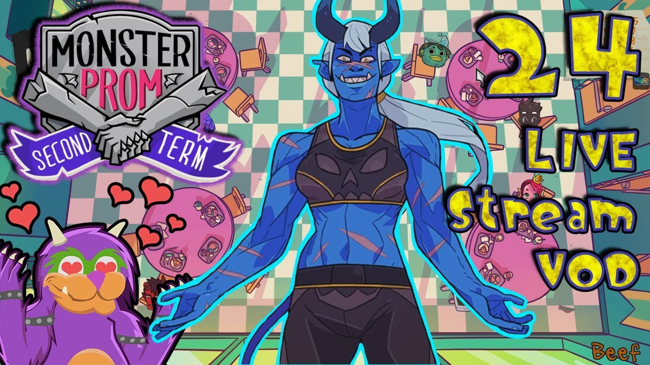 Monster Prom Second Term | SECRET Route - The Demon Dahlia (Live Stream ...