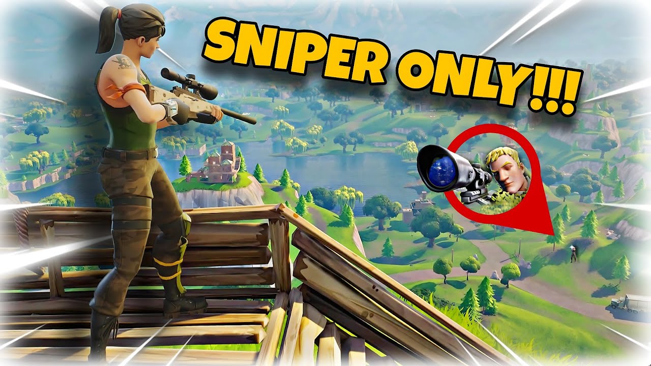HOW TO WIN THE MATCH WITH SNIPERS ONLY!! FORTNITE CHALLENGE - YouTube