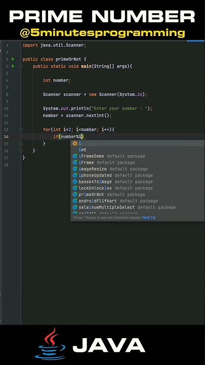 Java Program To Check Prime Number Or Not Javatutorial Java Javaprogramming Youtube 