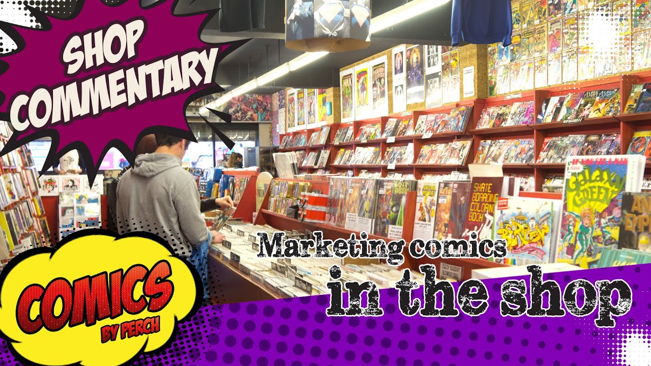Marketing comics inside the Comic Shop - YouTube