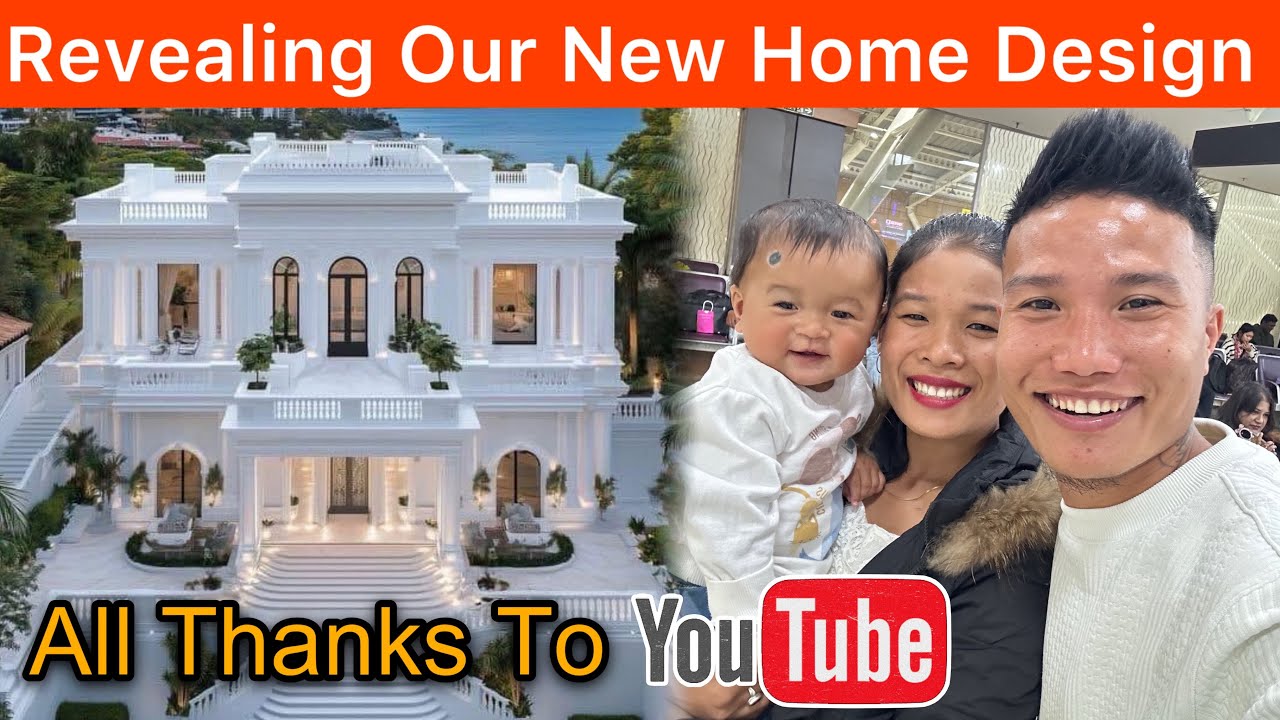 Revealing Our New Home Design ️ || Making Home With YouTube Money💰 ...