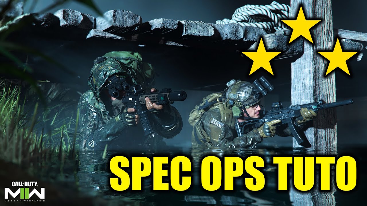 REUSSIR MISSION SPEC OPS 3 ETOILES TUTO FACILE (Profil bas) - YouTube