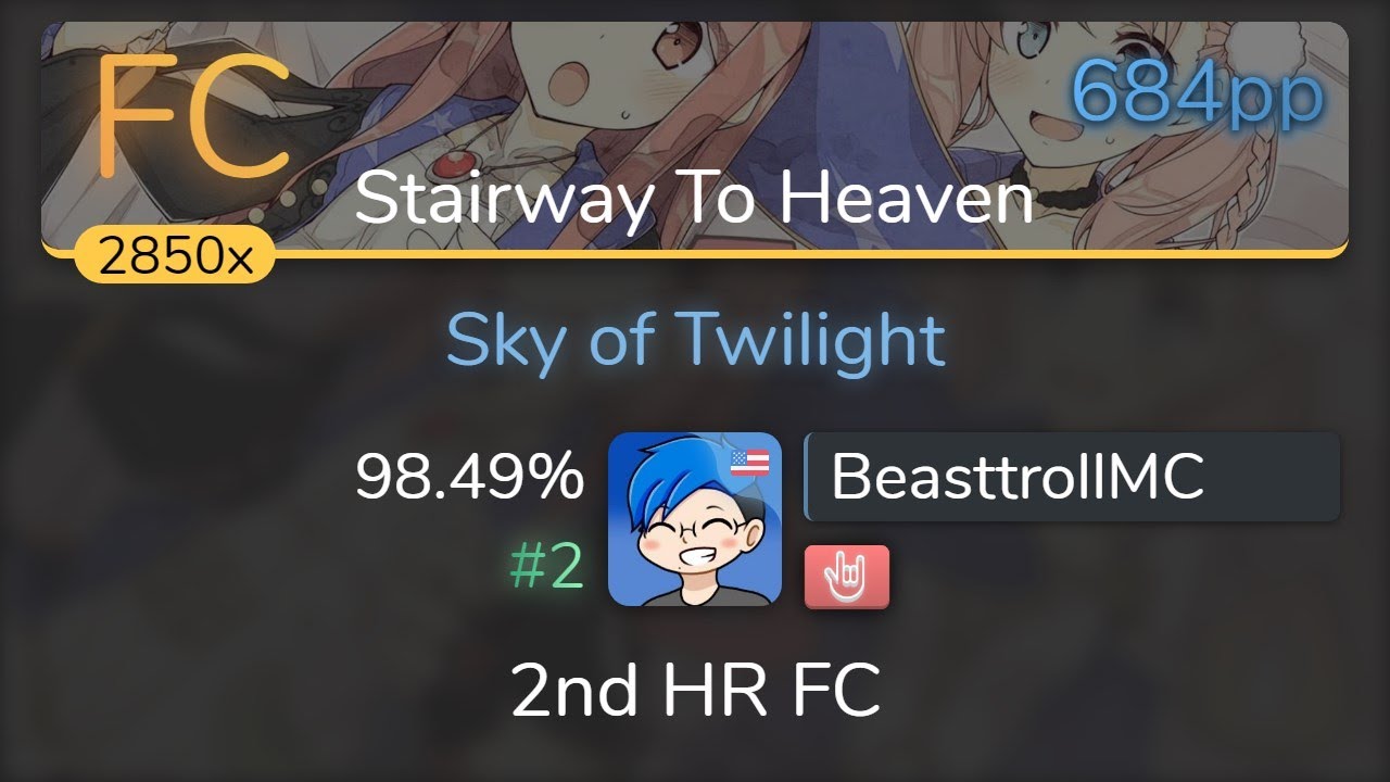BeasttrollMC | Ito Kanako - Sky of Twilight [Stairway To Heaven] +HR 98 ...