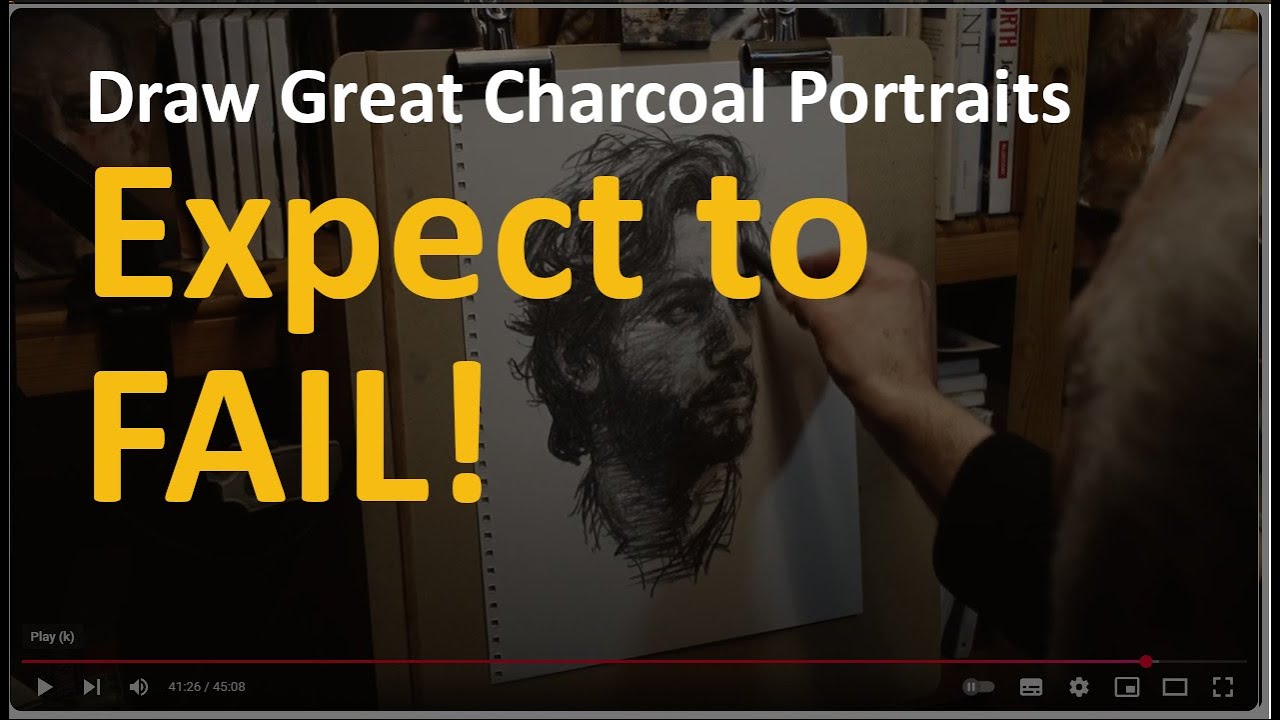 Drawing portraits - Expect to FAIL! - YouTube