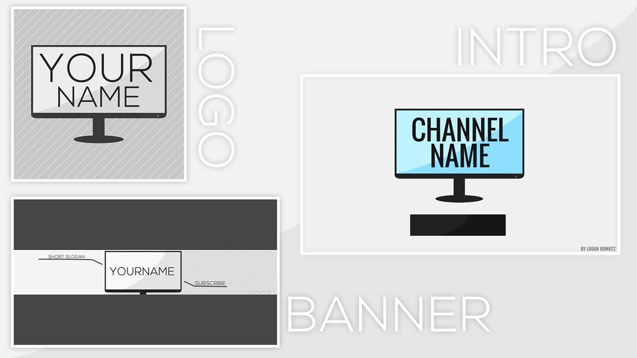 [FREE] Tech Channel Starter Pack! [Banner, Logo, & Intro] +Tutorial ...