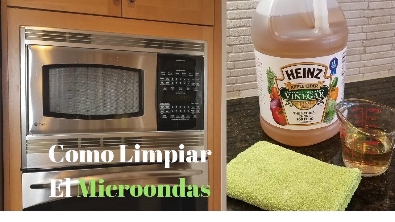Limpiando el microondas con productos naturales - YouTube
