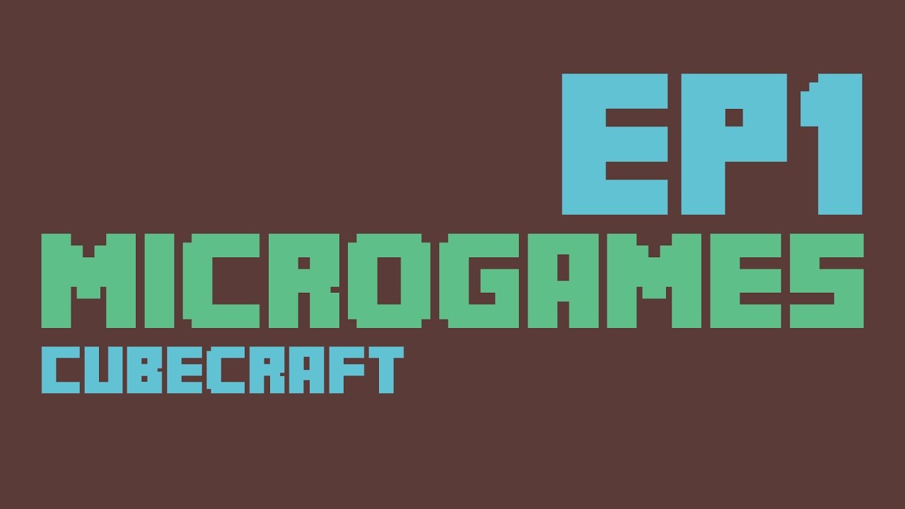 MicroGames Ep1 - CubeCraft - YouTube