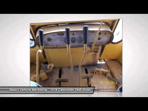 1978 Caterpillar D6B Dozer SF1801CY70 - YouTube