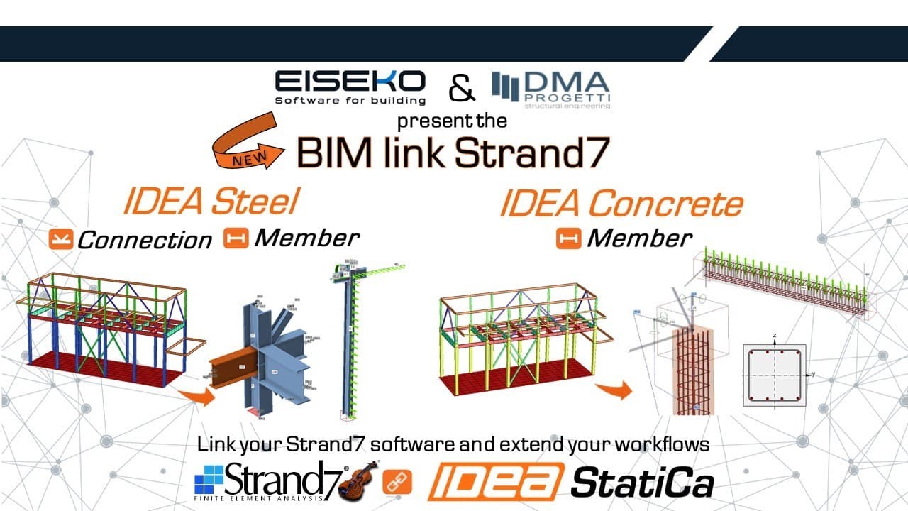 BIM Link Strand7 - IDEA StatiCa - YouTube