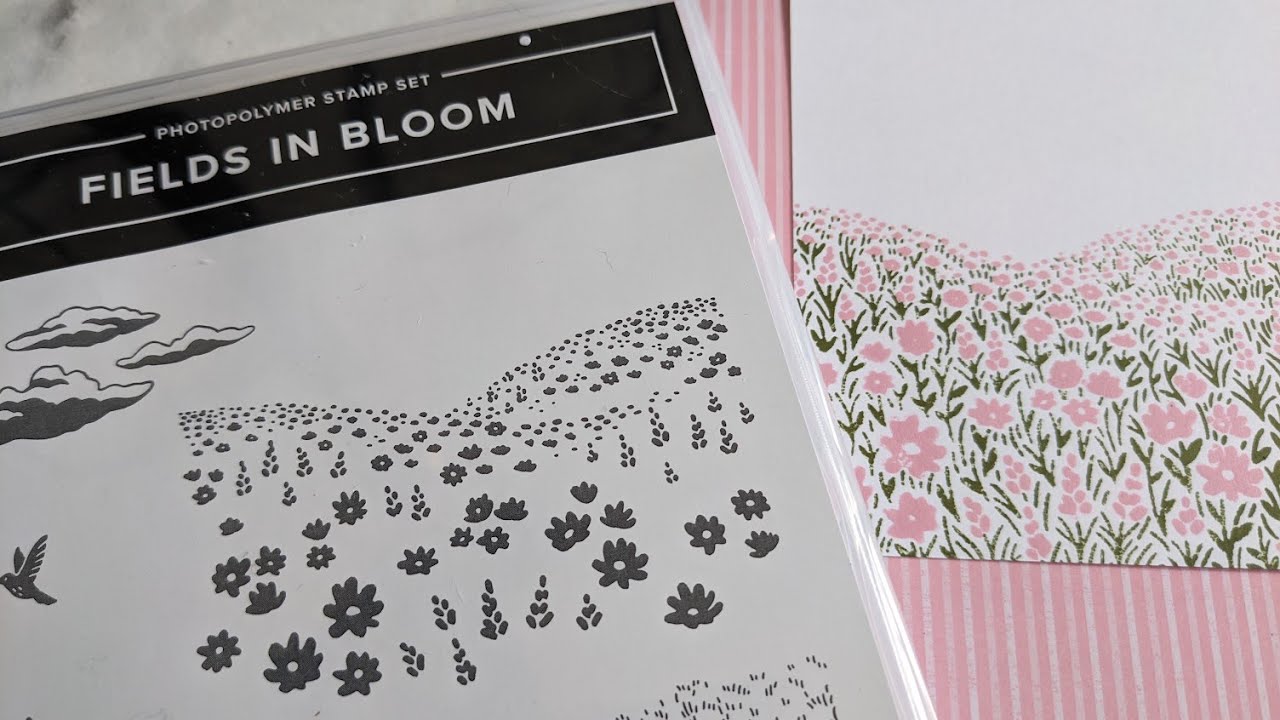 How to make a stunning flower field scene card with Fields in Bloom ...