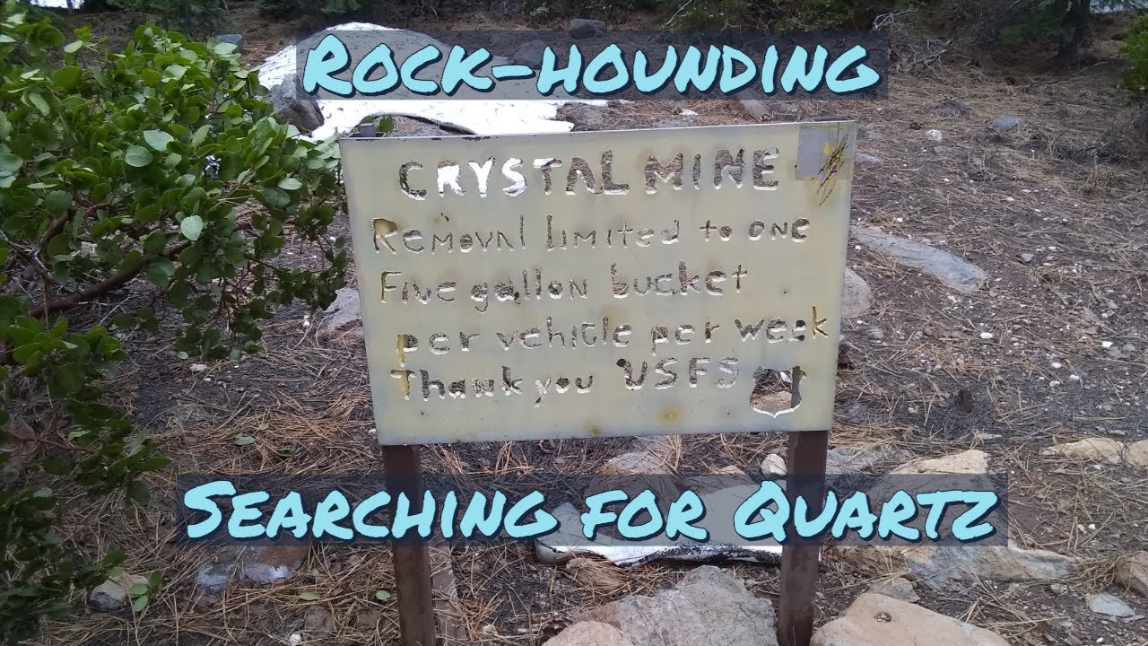 Rock hounding and Quartz hunting at Crystal Peak Mountain in Northern ...