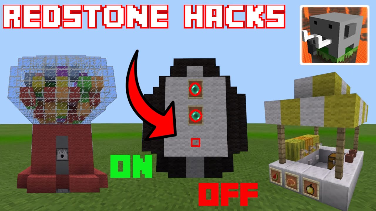 Craftsman: REDSTONE HACKS in Craftsman Building Craft - YouTube