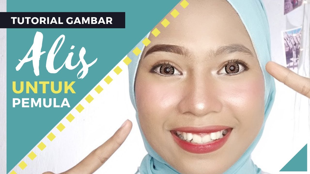 TUTORIAL MENGGAMBAR ALIS UNTUK PEMULA TANPA CUKUR ALIS !!! Hastuti ...