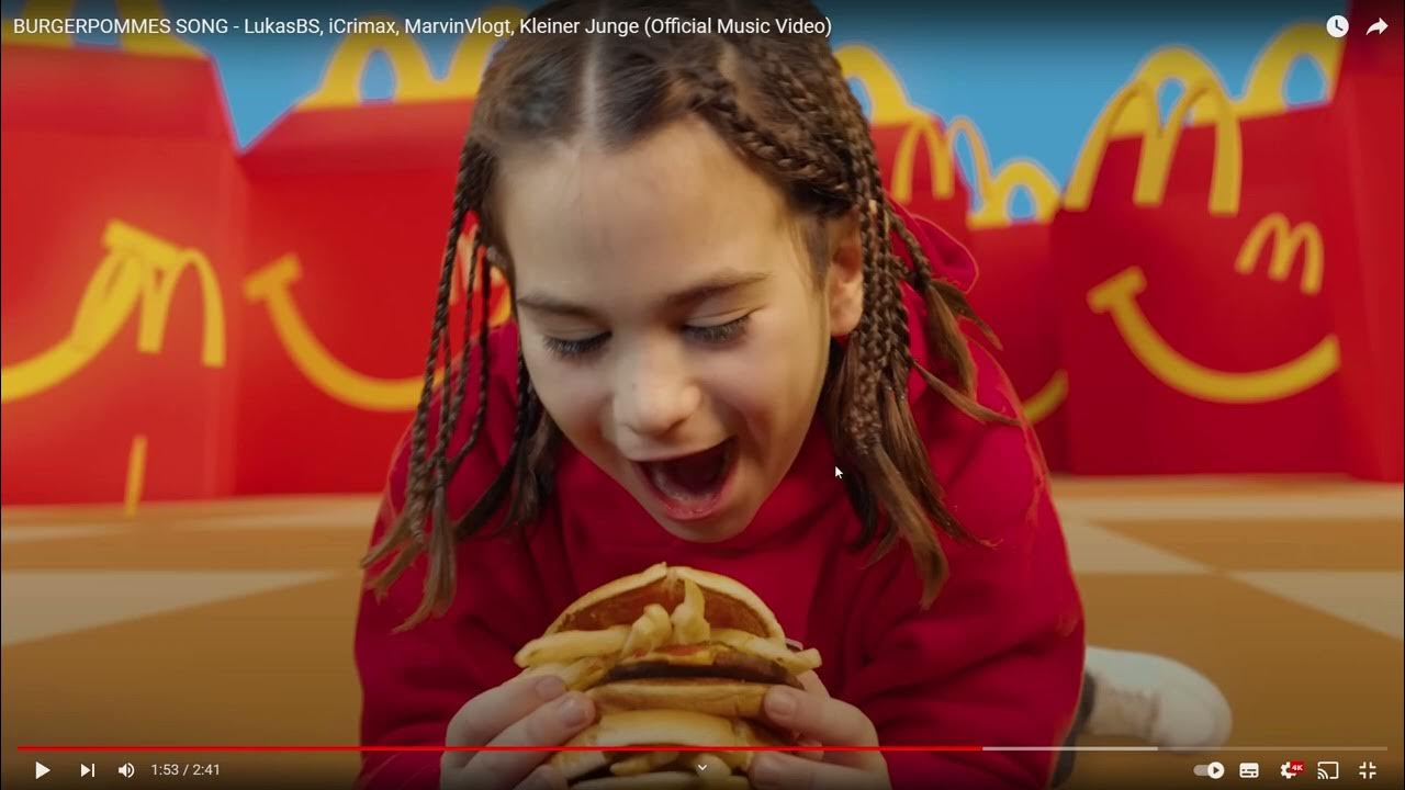 ICH REAGIERE AUF DEN BÜRGER POMMES SONG - YouTube