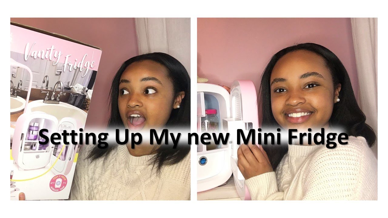 Setting up my mini fridge - YouTube
