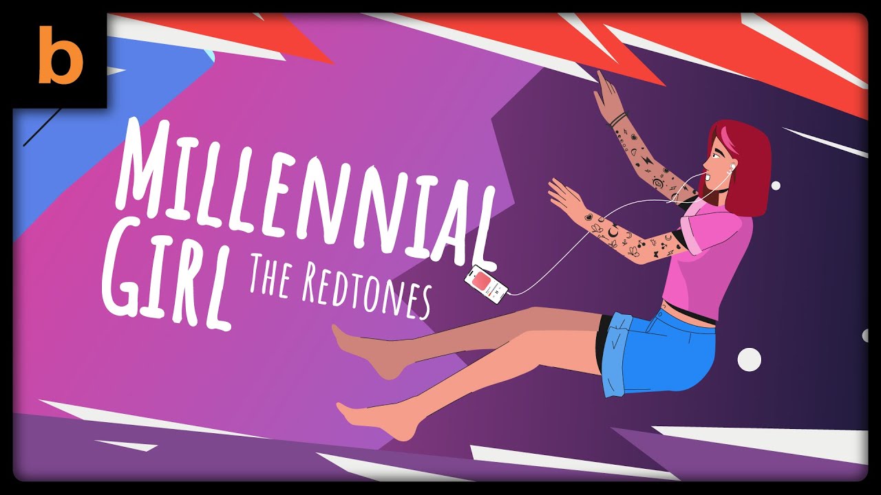 The Redtones - Millennial Girl (Animated Music Video) - YouTube