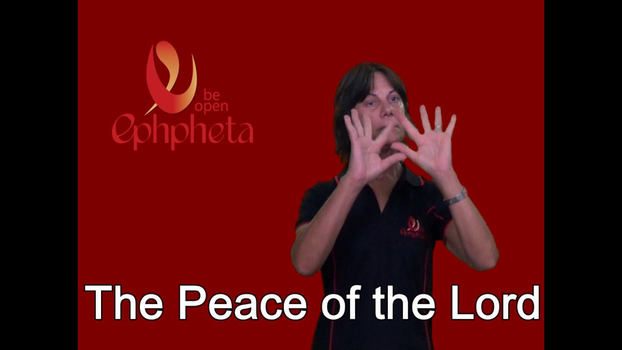 Basic Signs For Bishops - Catholic setting - YouTube