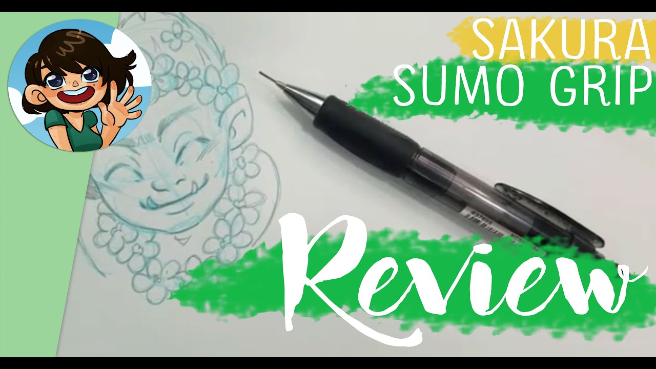 Sakura SumoGrip- Artist Reviews Mechanical Pencils - YouTube