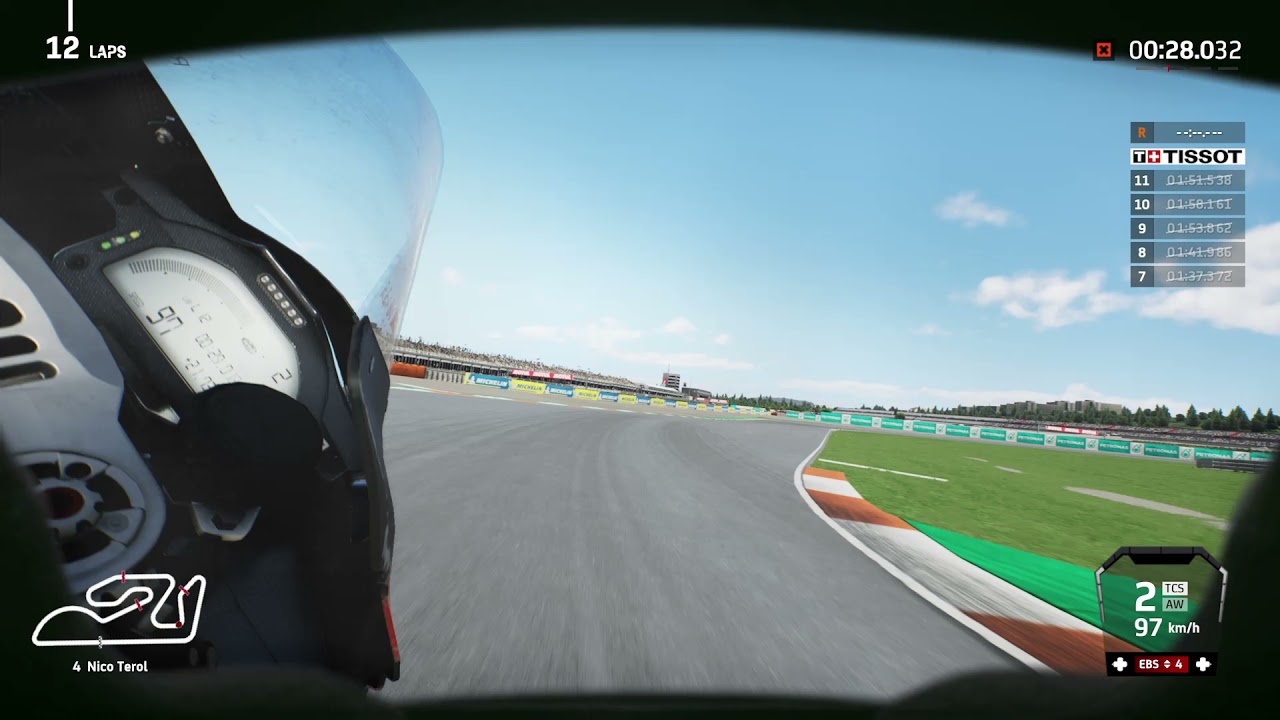 MotoGP 21 helmet camera - YouTube