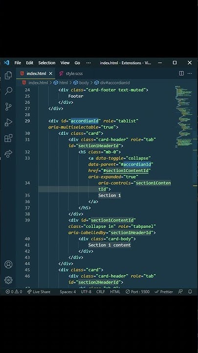 Bootstrap Snippets Extension | Vs Code Extension for Bootstrap 4 - YouTube