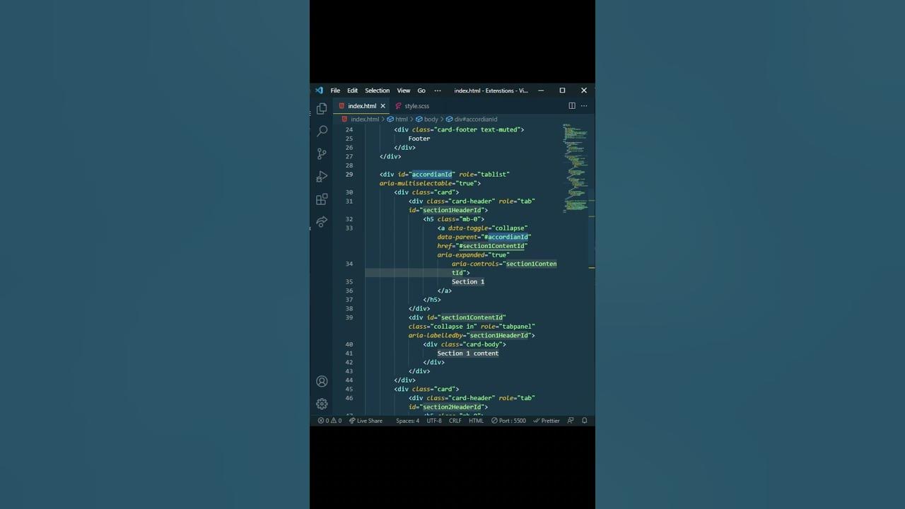 Bootstrap Snippets Extension | Vs Code Extension for Bootstrap 4 - YouTube