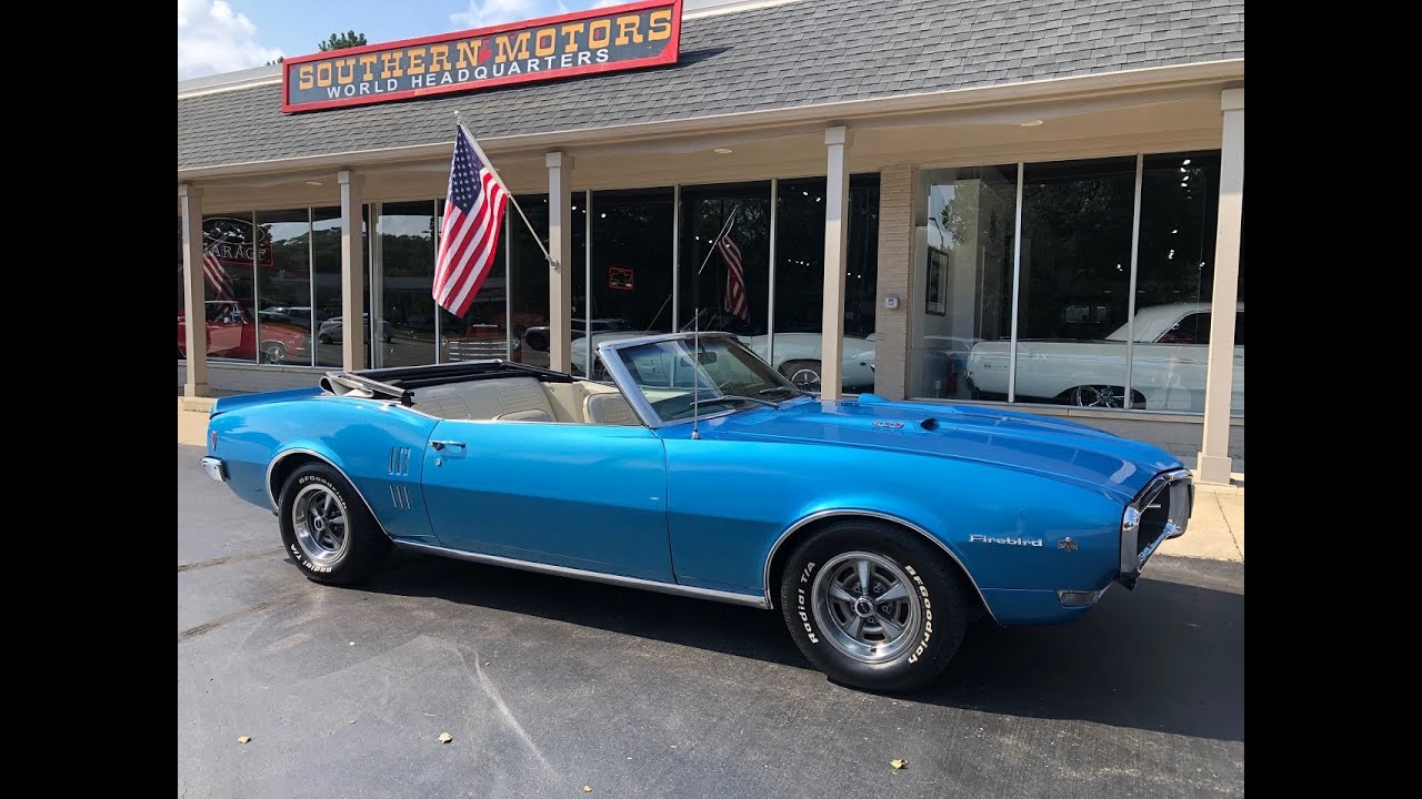 1968 Pontiac Firebird Convertible $48,900.00 - YouTube