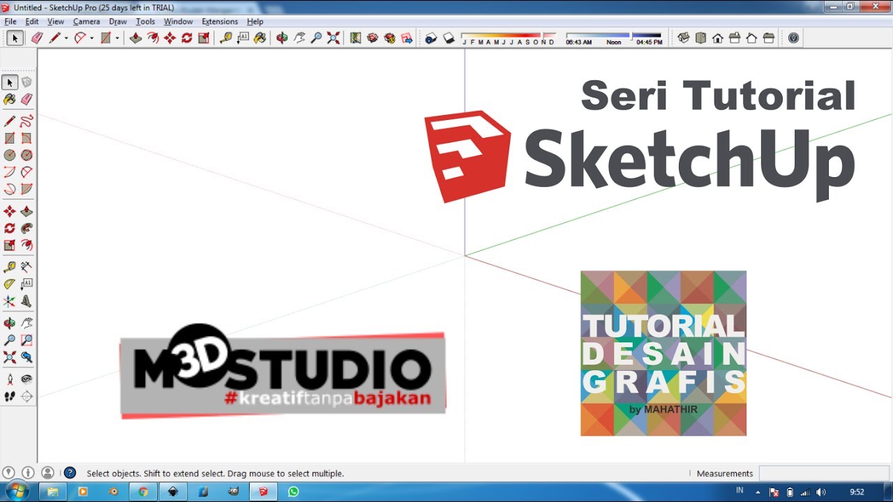 Pengenalan UI Sketchup - YouTube